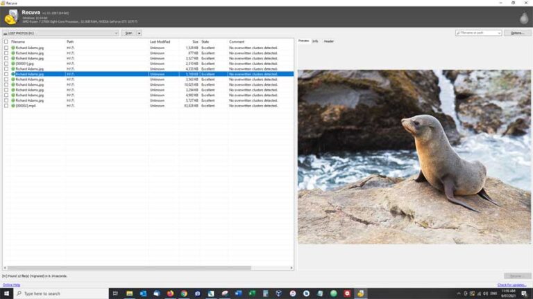 How to Recover Deleted Pics (For Free with Recuva) • Silent Peak Photo